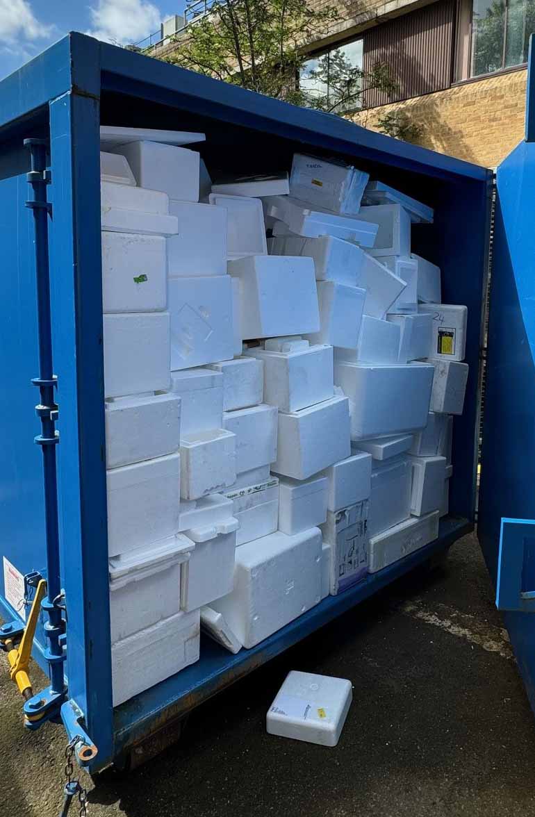 Recycling trial will turn Science Area polystyrene waste into building ...